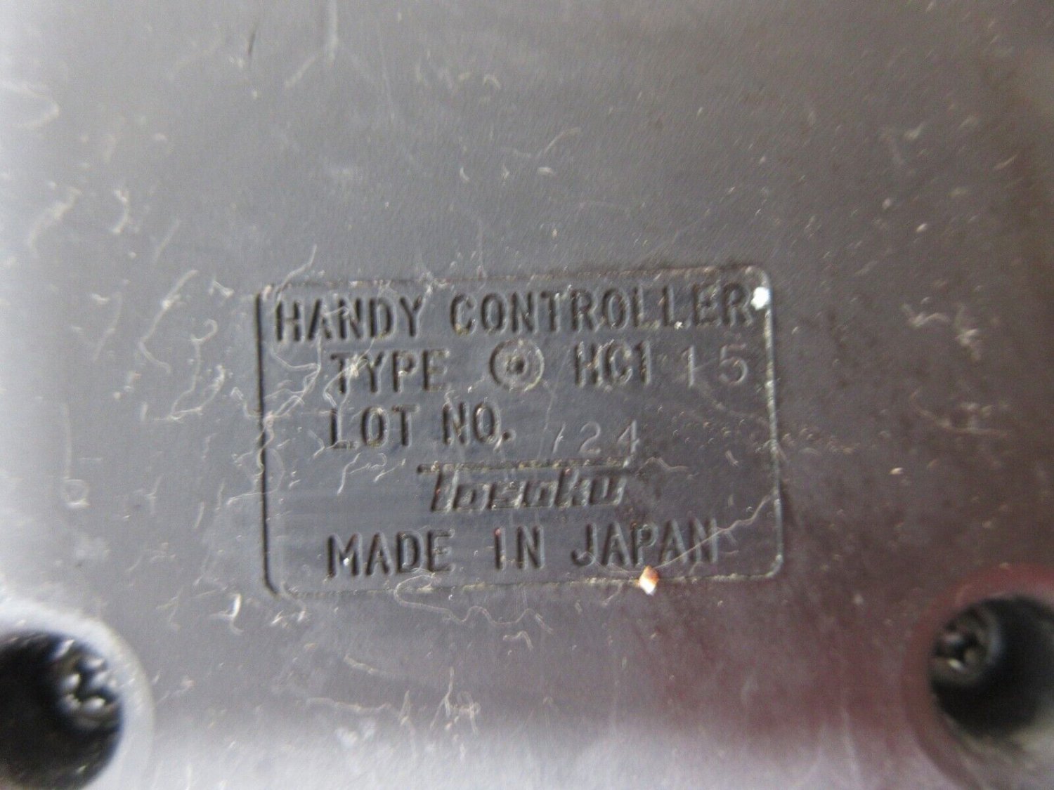 TOSOKU HANDY CONTROLLER HC1 15 LOT. NO 724 5 AXIS, JOG REMOTE CONTROL ...