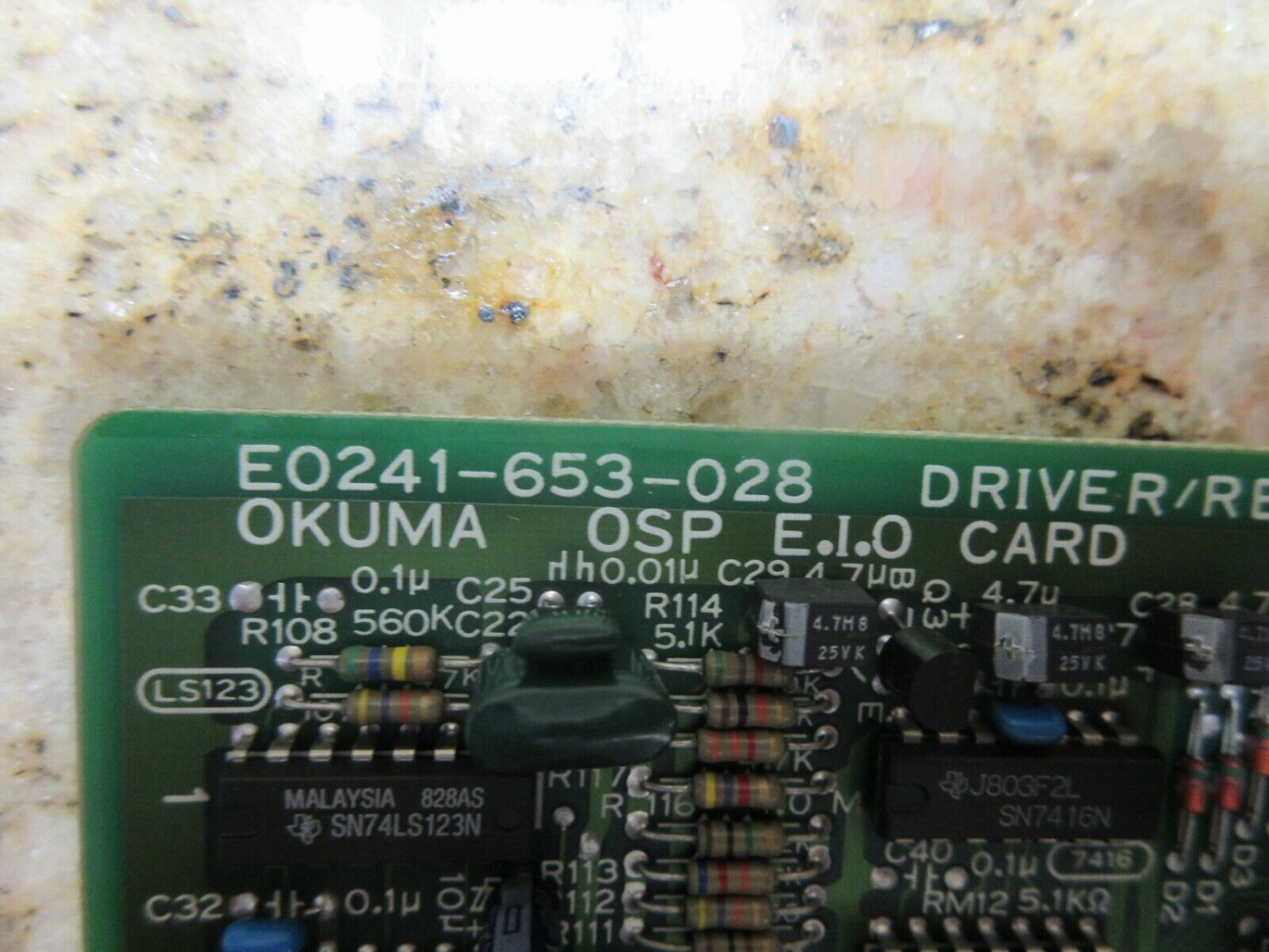 OKUMA MC-4VB CIRCUIT BOARD E0241-653-028 DRIVER R/R