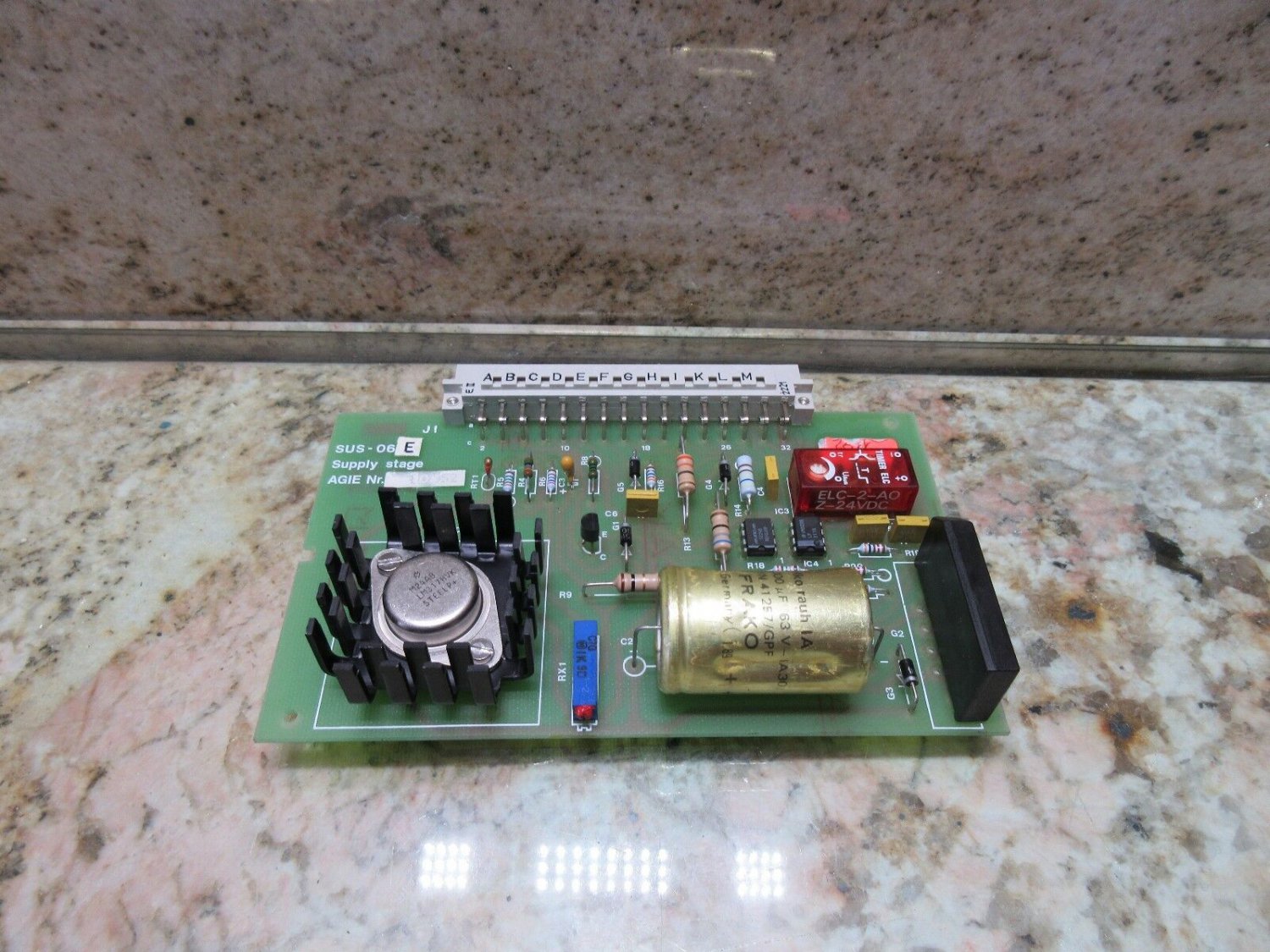 AGIE AGIECUT 120 CIRCUIT BOARD SUPPLY STAGE SUS-06E AGIE NR. 167303.7 CNC