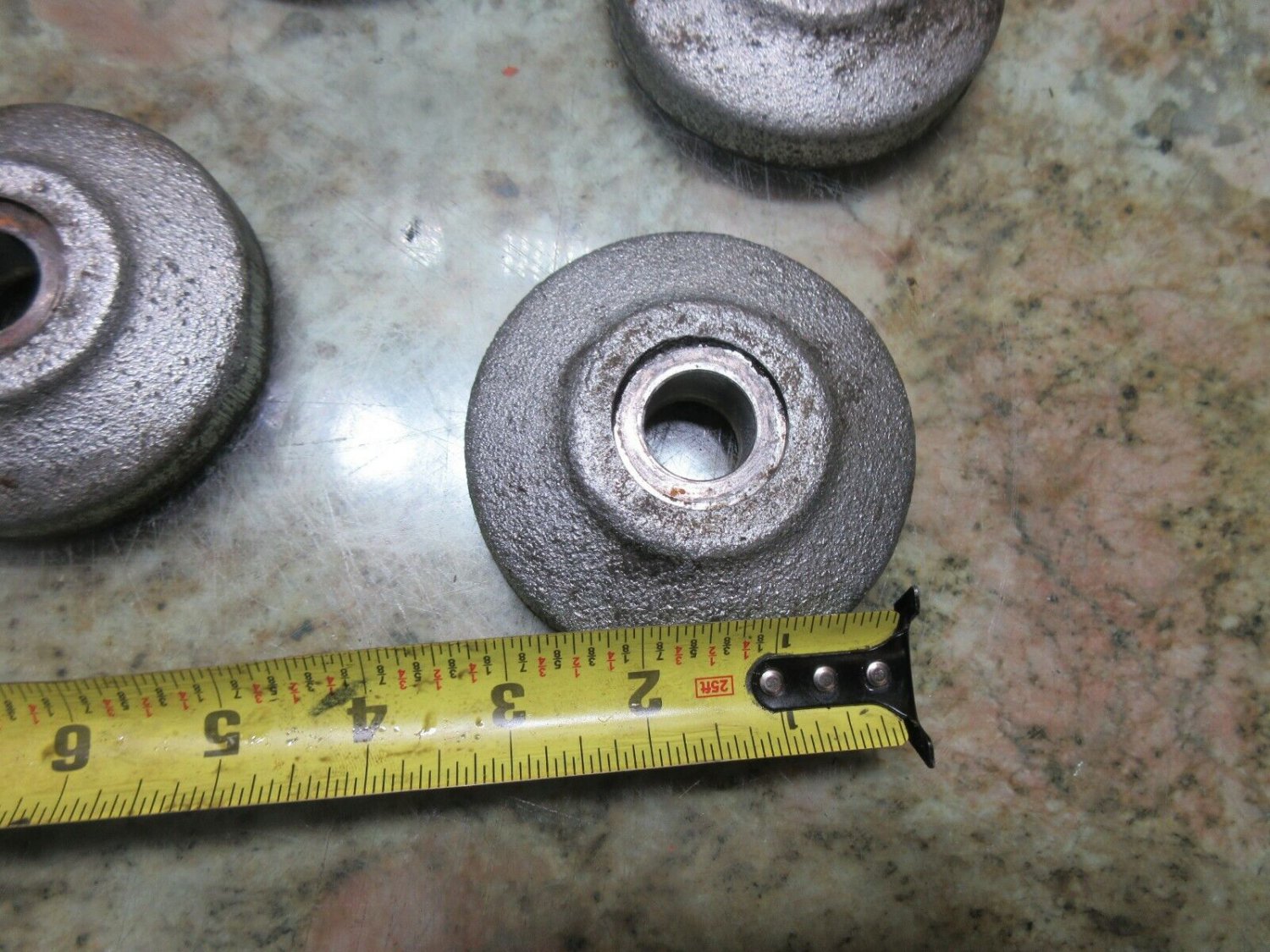 OKUMA MC-40VA CNC VERTICAL MILL LEVELING LEG LEGS PADS BLOCK FEET EACH 1