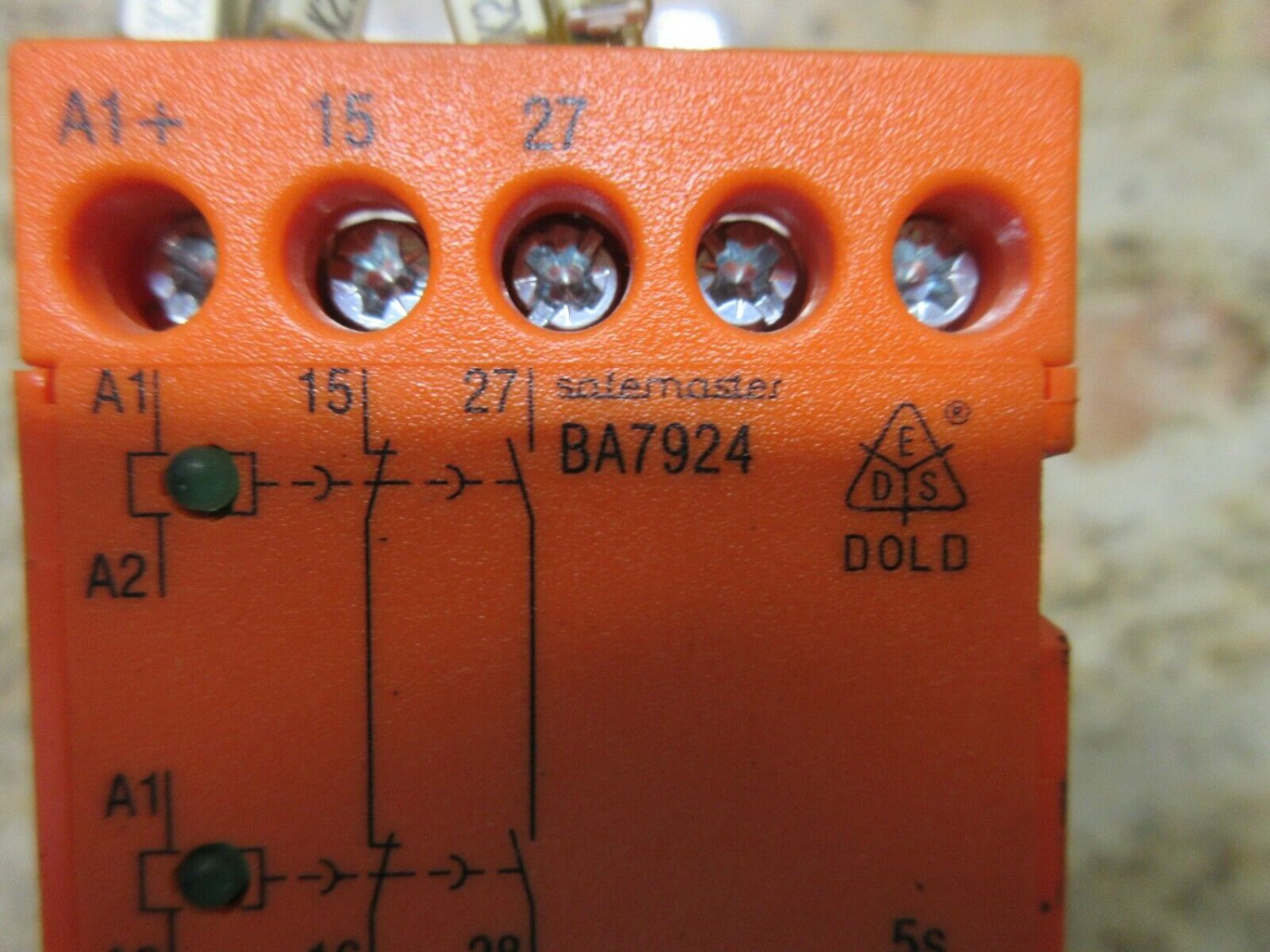 SAFEMASTER DOLD SAFETY SWITCH BA7924 BA 7924.21/002 5S 0040004 DMG