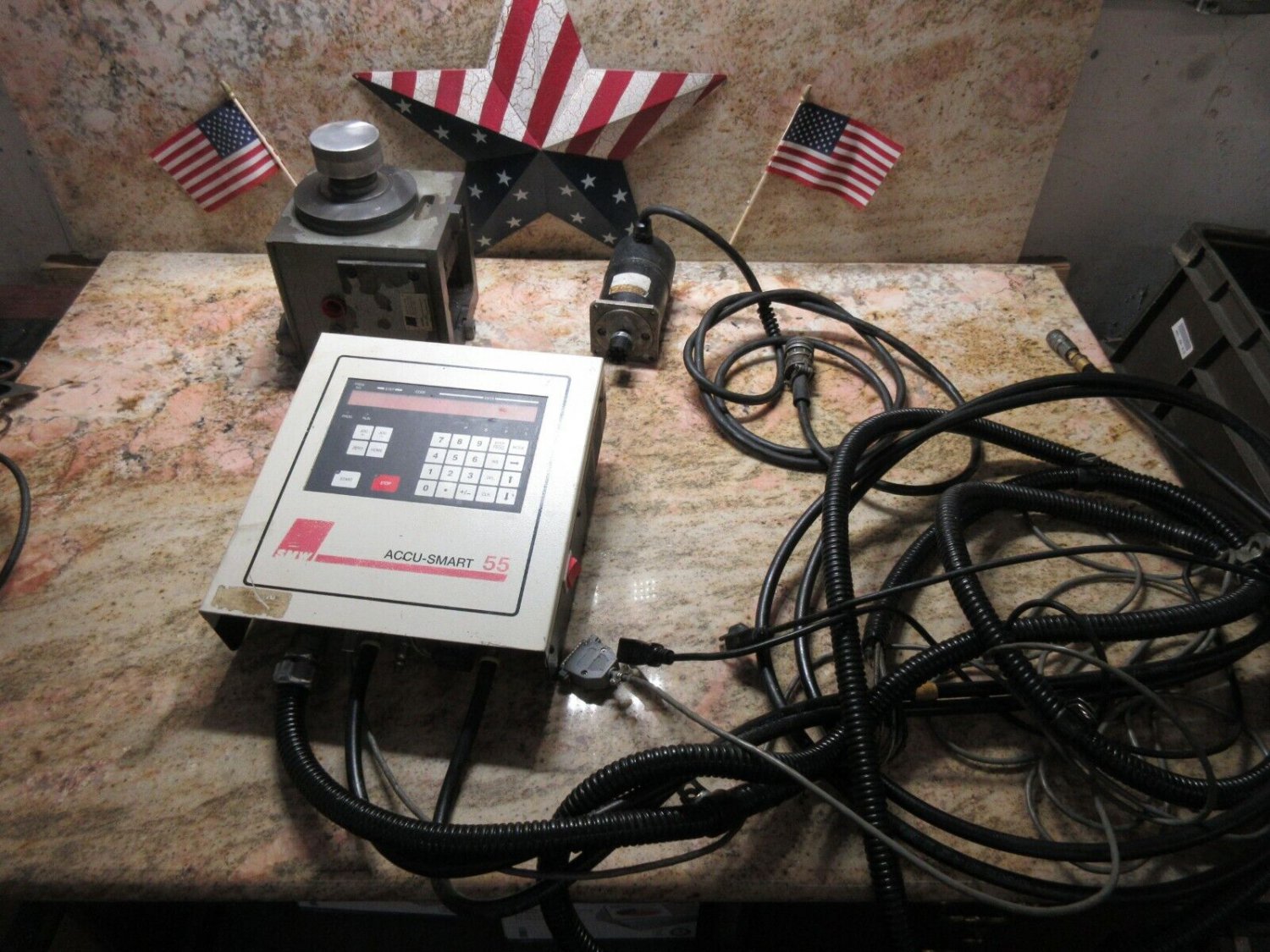 SMW ACCU-SMART 55 MODEL SYSTEM-55 RT-5C CMC CNC 4TH AXIS ROTARY TABLE ...