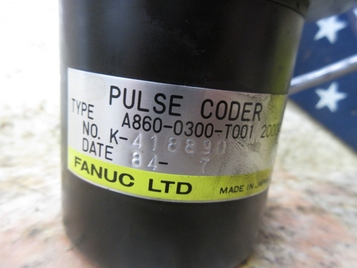 FANUC PULSE CODER A860-0300-T001 2000P K-418890 84-7