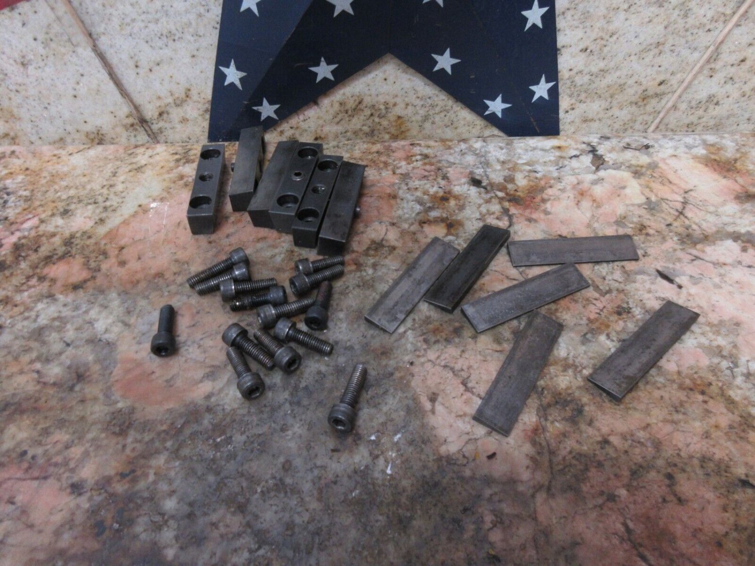 TAKAMATSU EM-2A CNC LATHE TURRET TOOLING TOOL HOLDER WEDGE WEDGES LOT OF