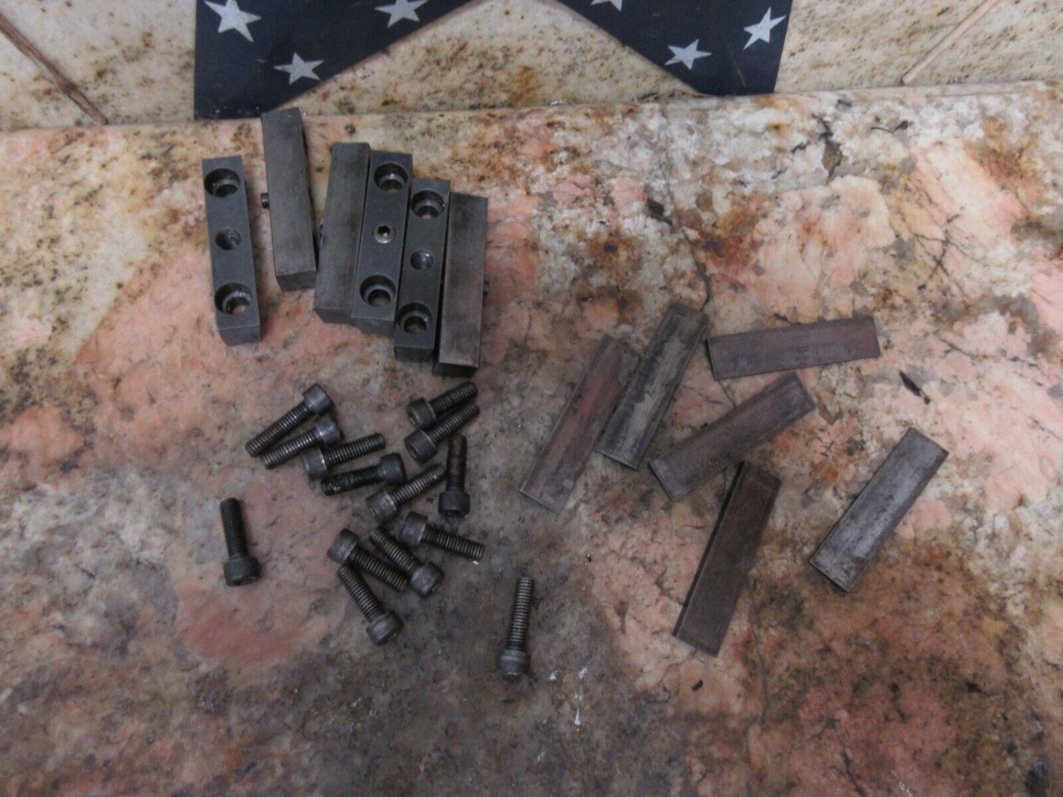 TAKAMATSU EM-2A CNC LATHE TURRET TOOLING TOOL HOLDER WEDGE WEDGES LOT OF
