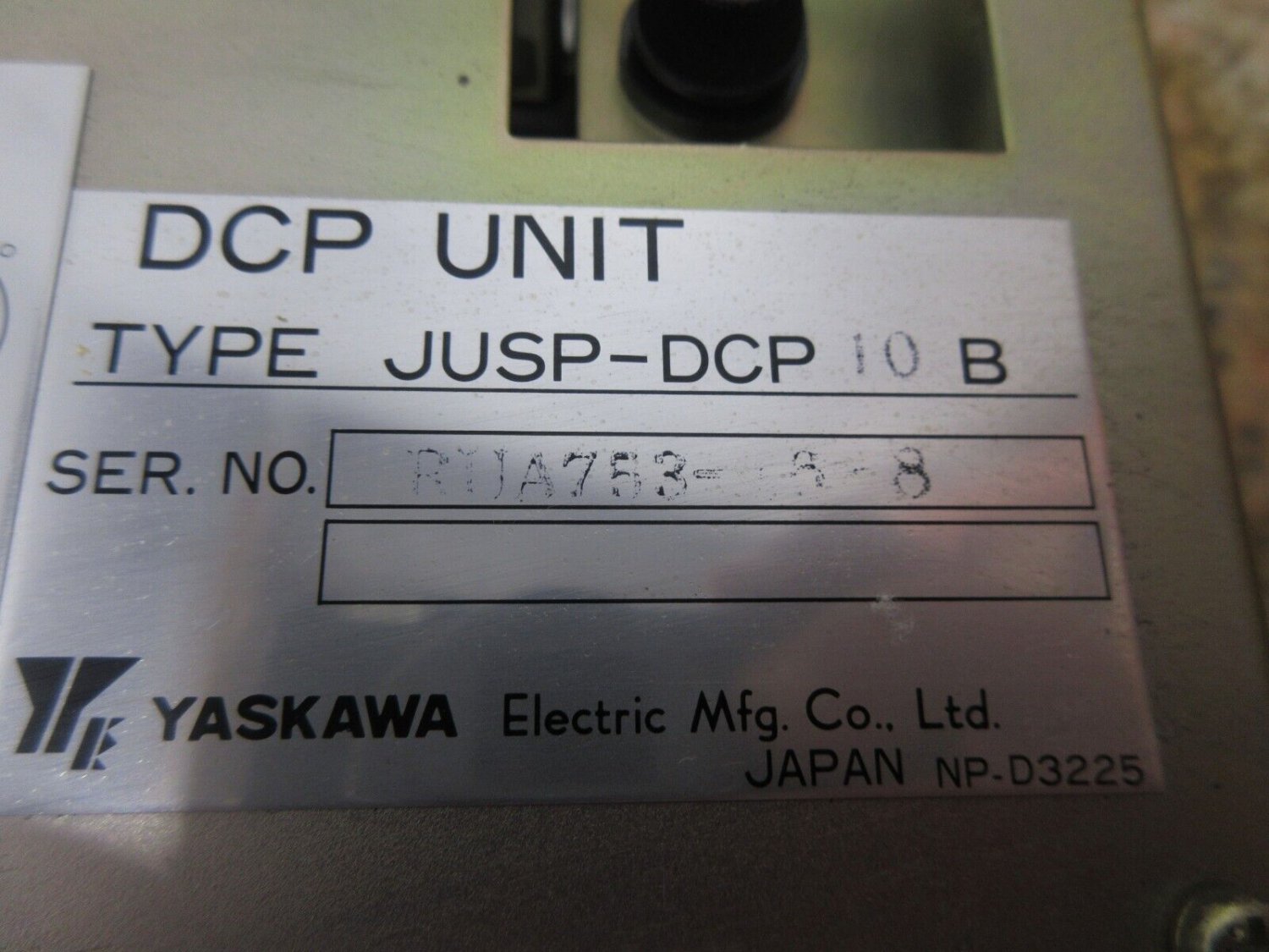 YASKAWA DCP POWER SUPPLY UNIT JUSP-DCP 10 B JUSP-DCP10B