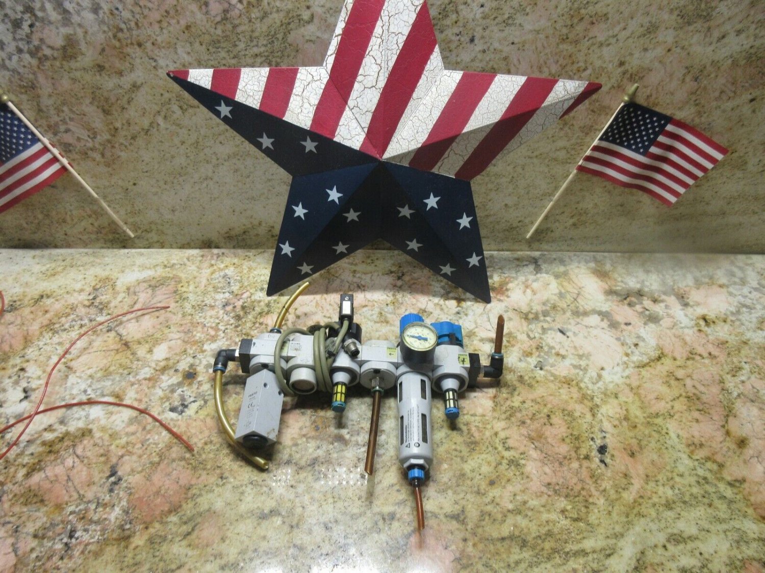 FESTO HEL-D-MINI 170684 172956 PEV-1/4-B FRM T943 LFR-D AIR FILTER ...