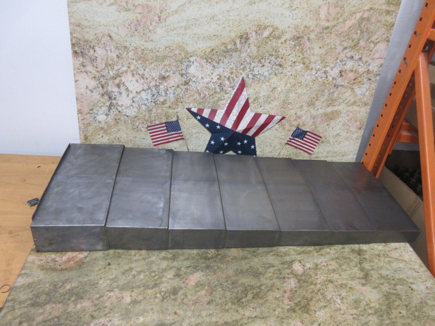 1999 HAAS VF-4 CNC VERTICAL MILL WAY COVER COVERS 20" 5" 54"