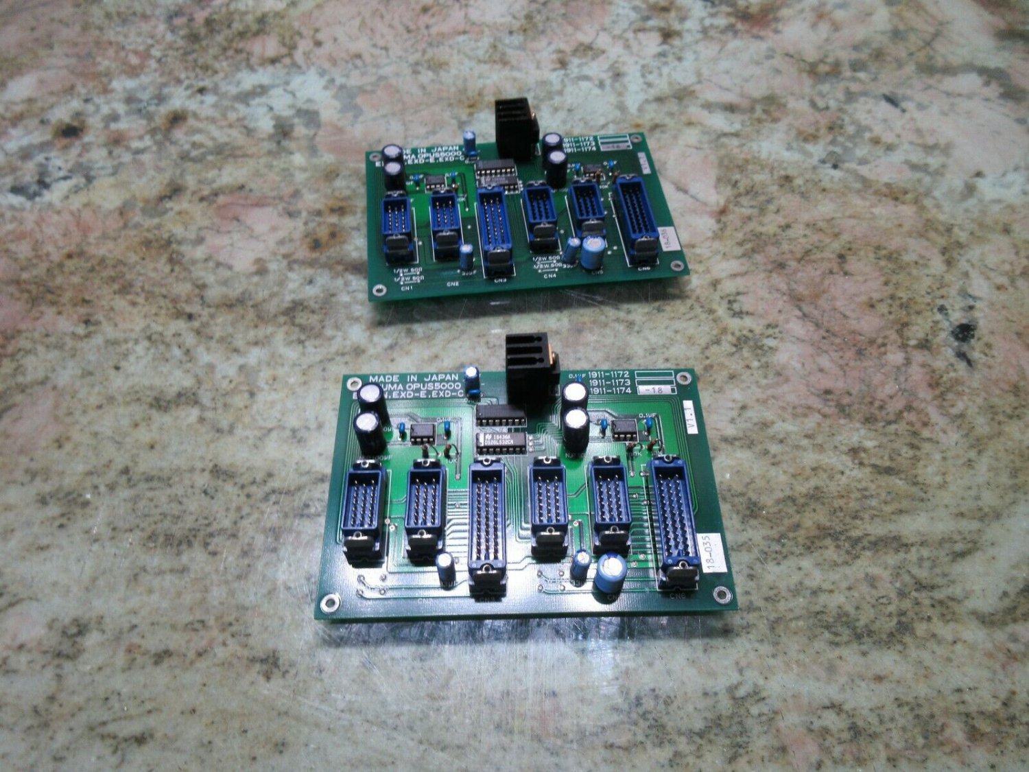 OKUMA MC-5VA BOARD 1911-1172/1173/1174-18 EXD-N,EXD-E,EXD-C EACH 1