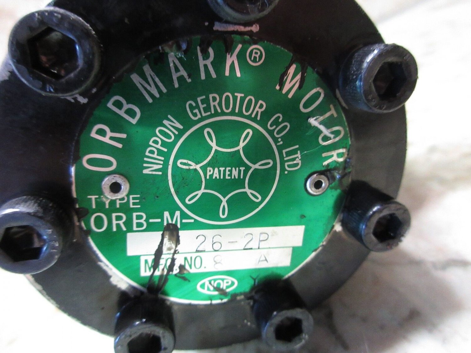 NIPPON NOP ORBMARK MOTOR ORB-M-26-2P MAZAK VQC 2040 B CNC VERTICAL MILL