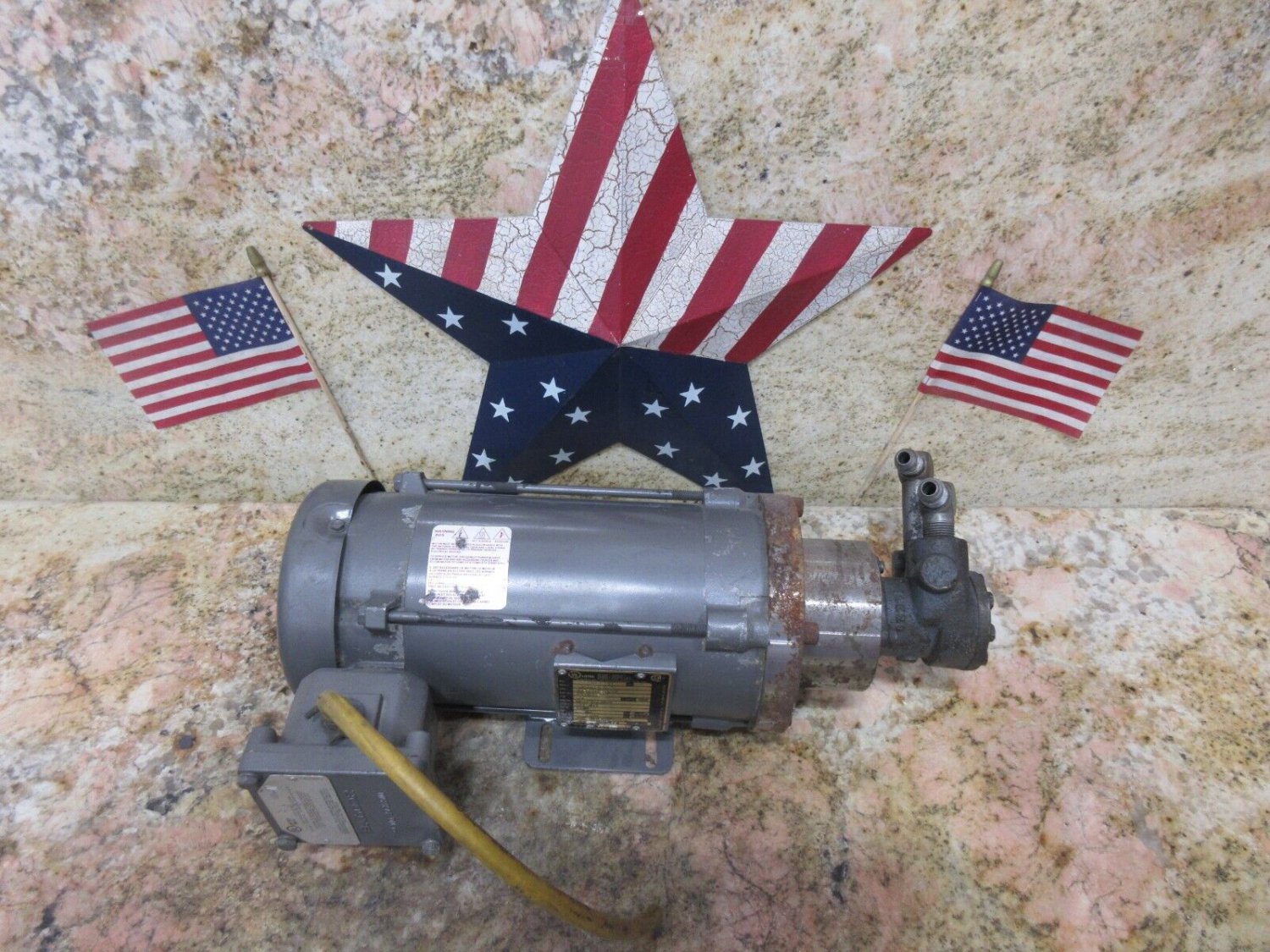 BALDOR HYDRAULIC OIL PUMP MOTOR BZ403808 CM7006-50 T3C 35CB3500