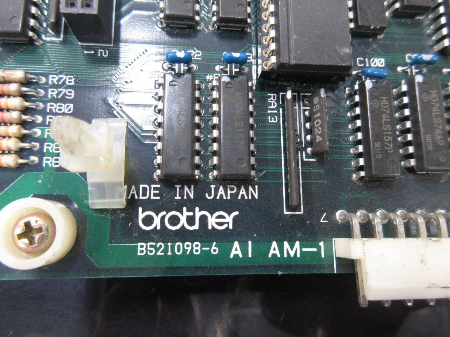 BROTHER CIRCUIT BOARD B521098-6 AI AM-1 8907118 A WARRANTY