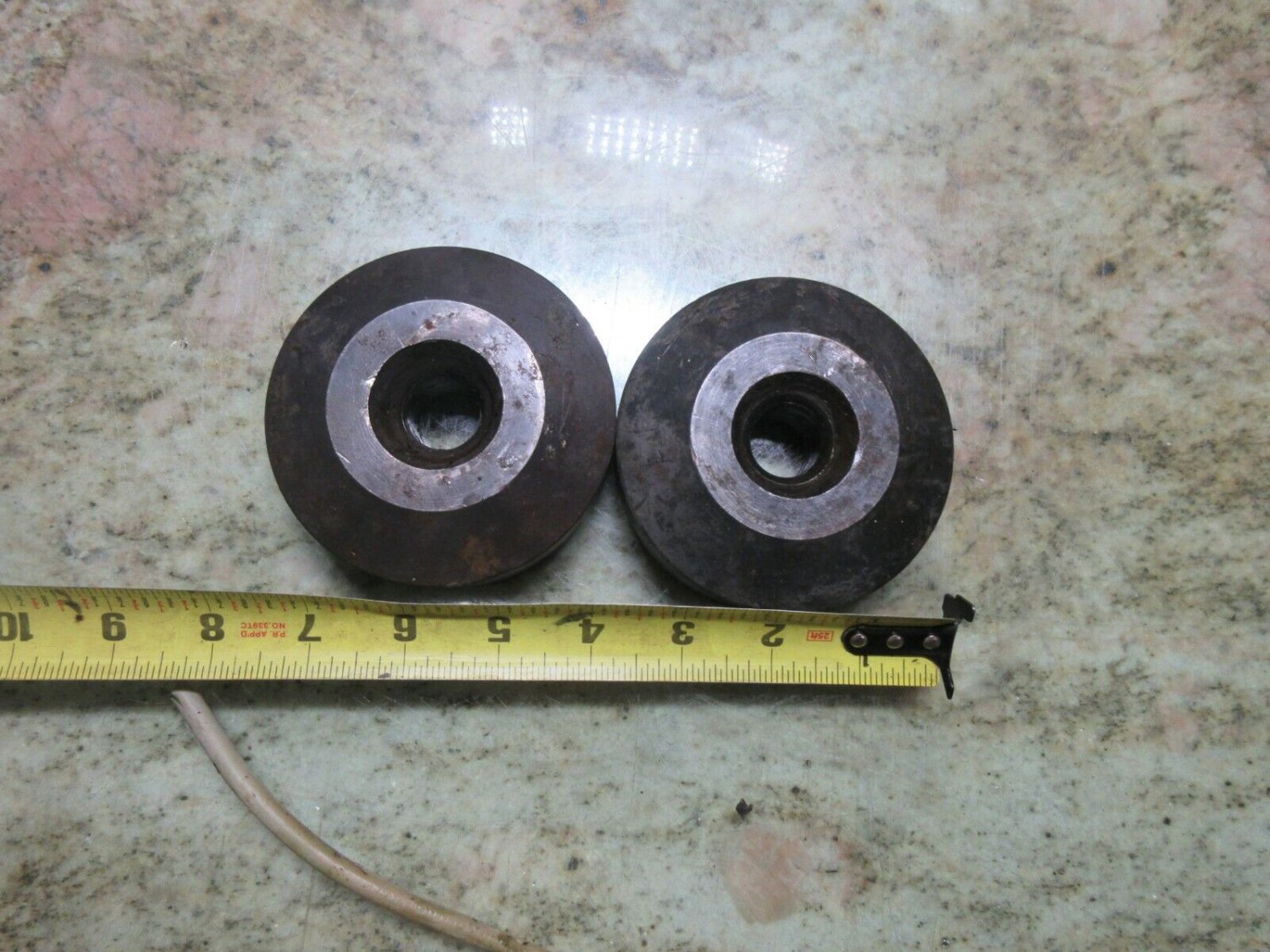 CINCINNATI ARROW 750 ERO CNC MILL LEVELING LEG LEGS PADS FEET BLOCK LOT ...