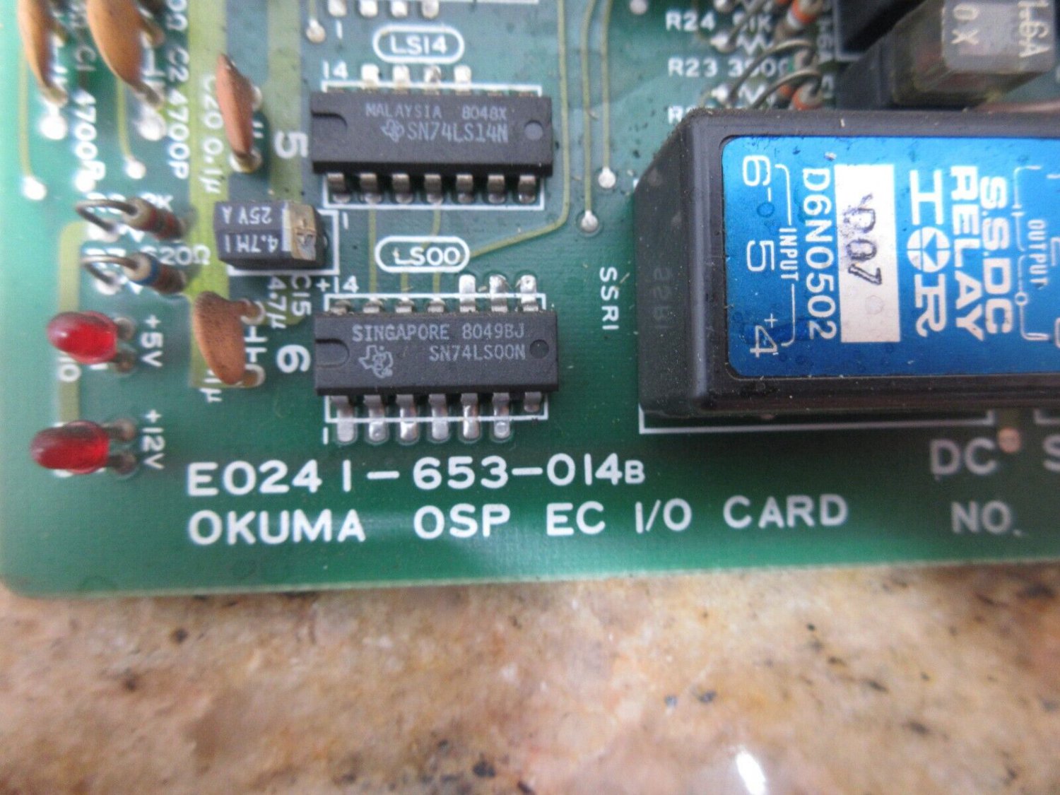 OKUMA OSP EC I/O CARD E0241-653-014B WARRANTY EACH 1