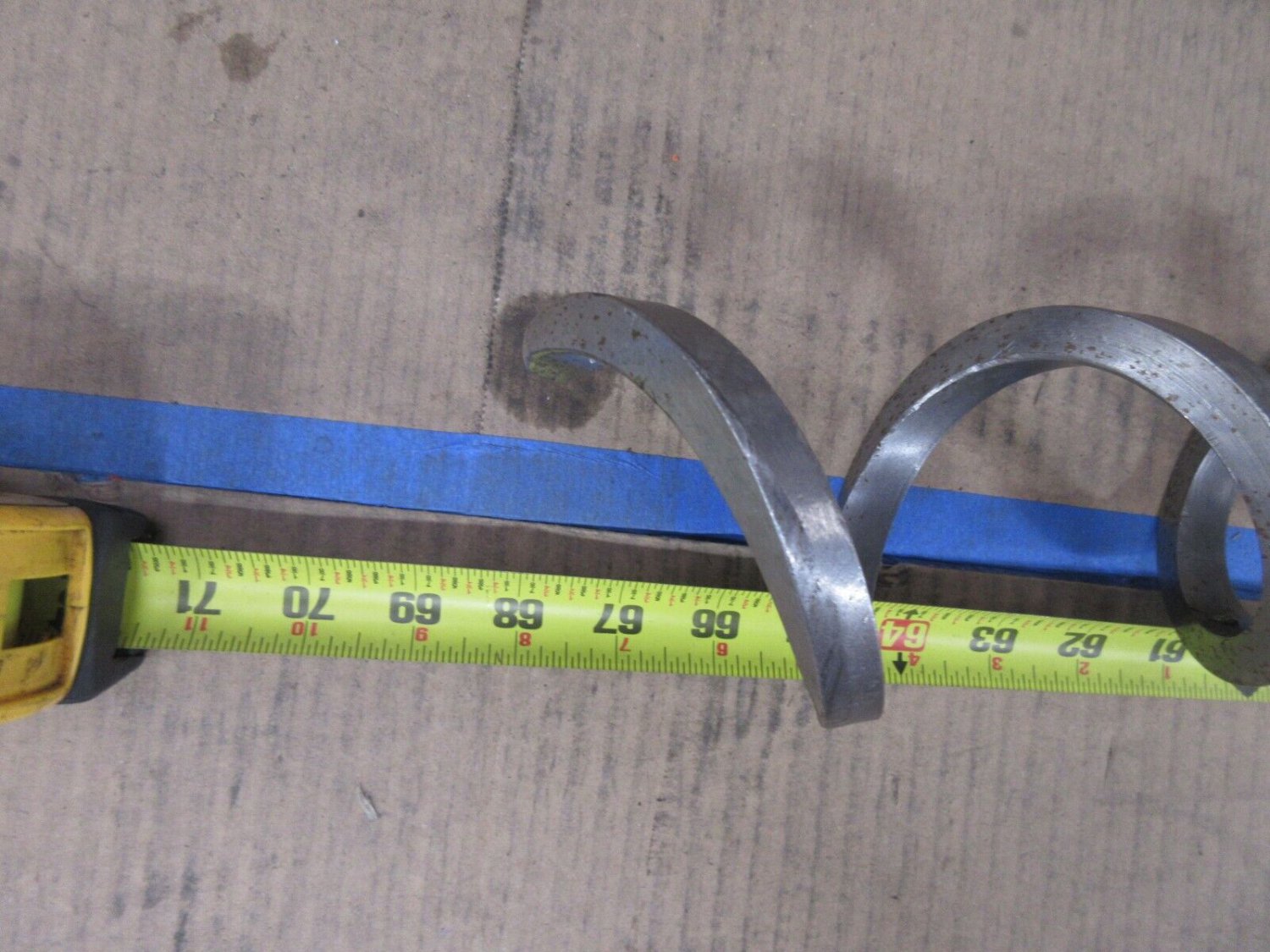 MORI SEIKI MAZAK CNC LATHE MILL CHIP AUGER UNIT 68" 3.5" INCHES SCREW