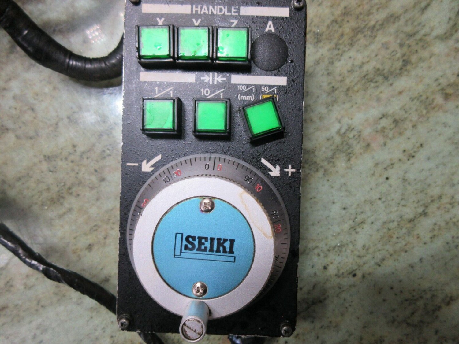 HITACHI SEIK SEIKI HANDLE CONTROLLER 4 AXIS JOG REMOTE PENDANT CONTROL