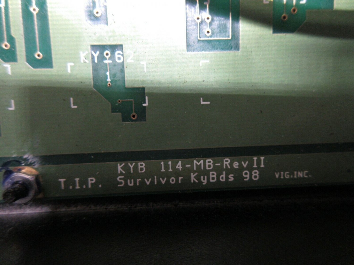 SCMI SCM 5 AXIS ROUTER DYNAPATH TIP VIG 5-PIN KEYBOARD KYB 114-MB-REVII ...