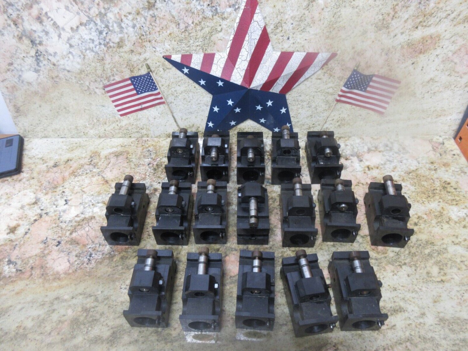 SHIZOUKA SV-40D CNC VERTICAL MILL ATC TOOL CHANGER HOLDER HOLDER LOT OF ...