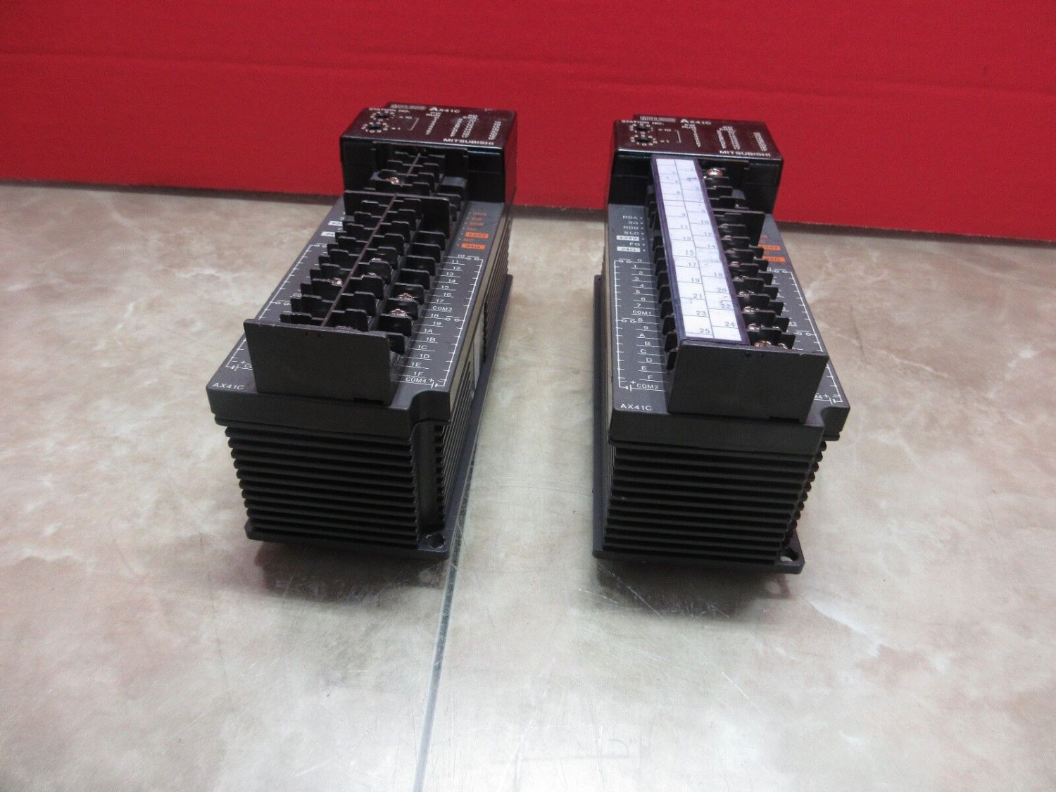 MITSUBISHI MELSEC INPUT OUTPUT UNIT AX41C 9502G CNC EACH