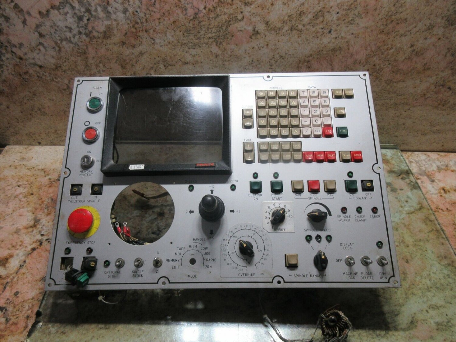 FANUC MAIN CONTROL PANEL A02B-0047-C424 A20B-0007-044 MORI SEIKI SL-4 ...