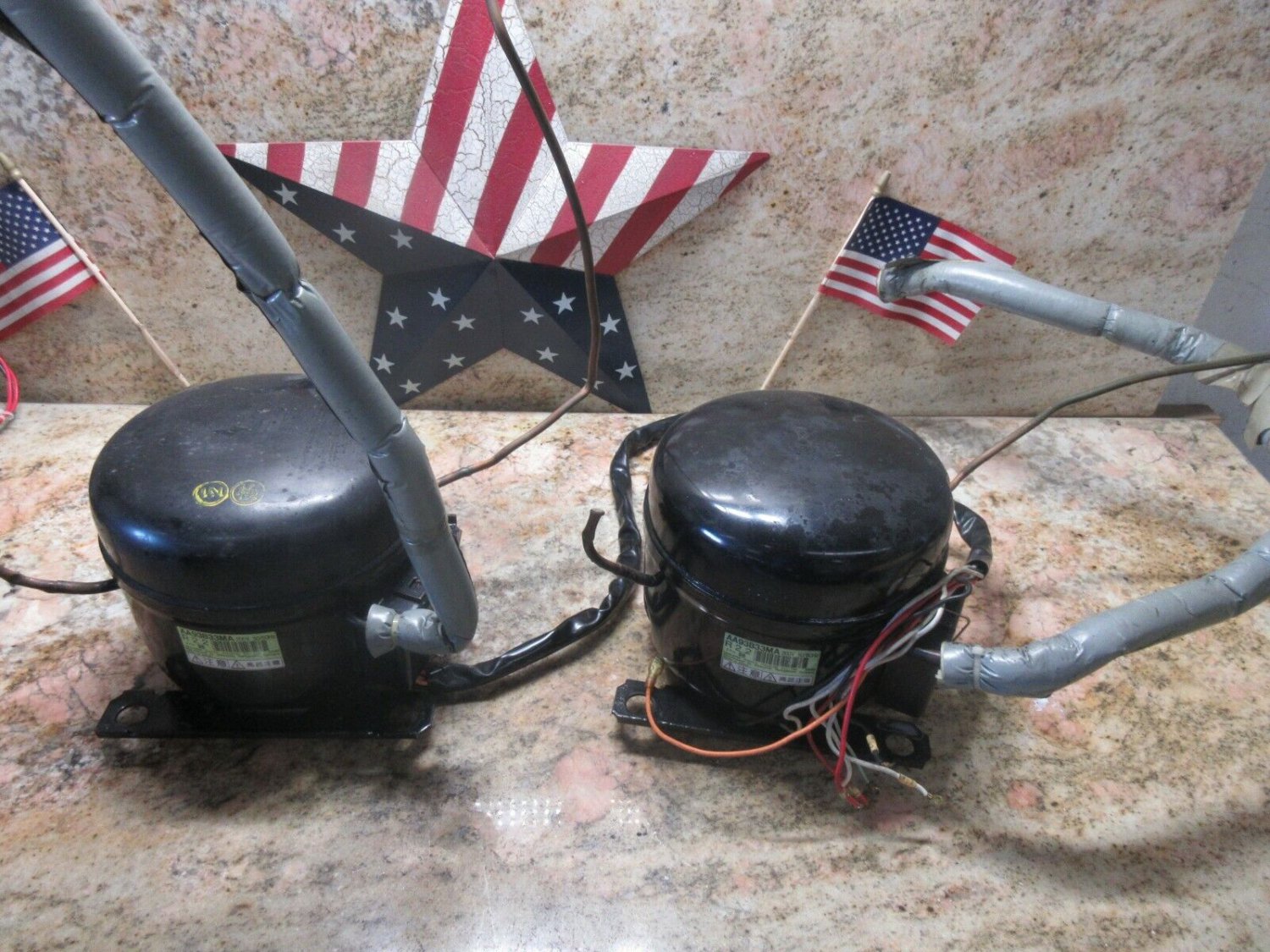 MATSUSHITA ELECTRIC SPINDLE OIL CHILLER COMPRESSOR AA93B33MA 200V R22 ...