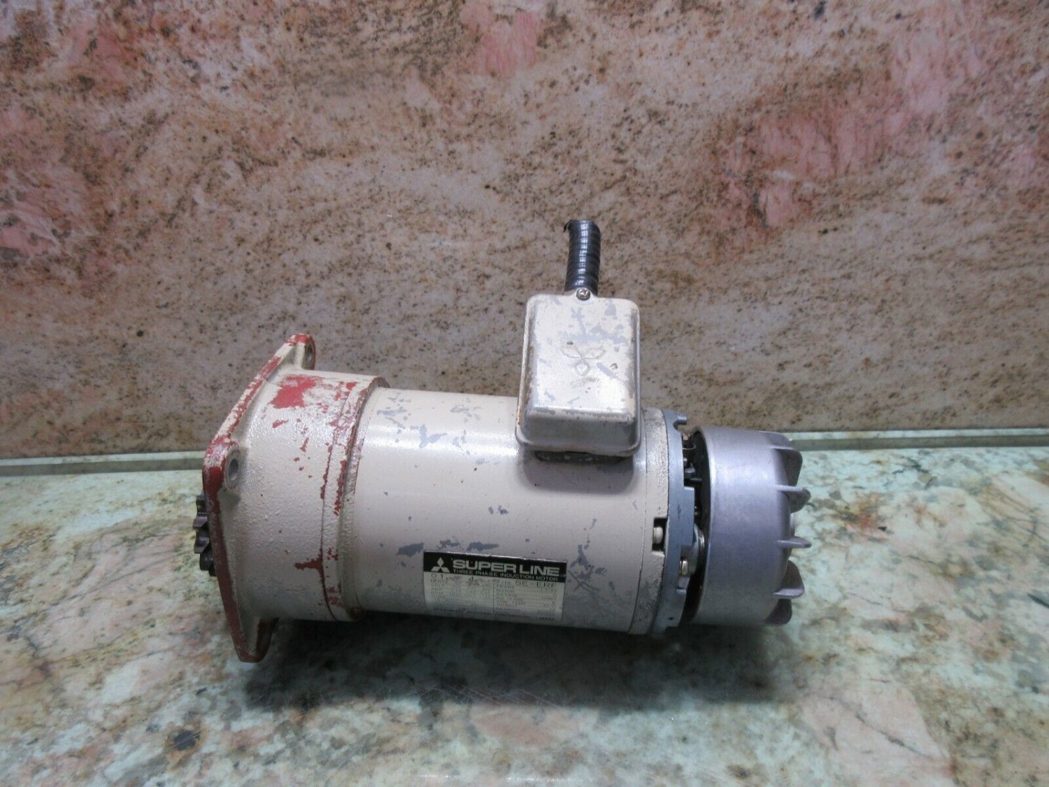 MITSUBISHI TSUBAKI SUPER LINE 3 PHASE INDUCTION GEAR MOTOR SE-ERF ...