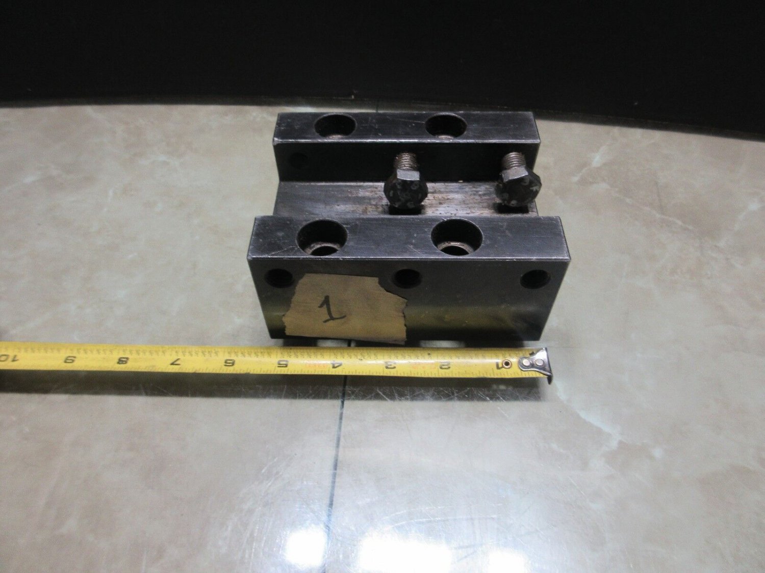 OKUMA CNC LATHE TURRET TOOL TOOLING HOLDER BLOCK 5" X 4" CNC LATHE
