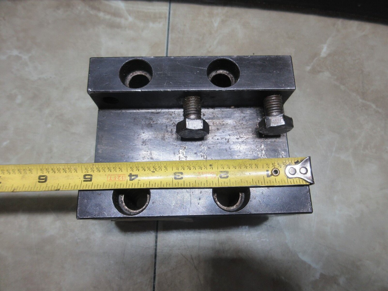 OKUMA CNC LATHE TURRET TOOL TOOLING HOLDER BLOCK 5" X 4" CNC LATHE