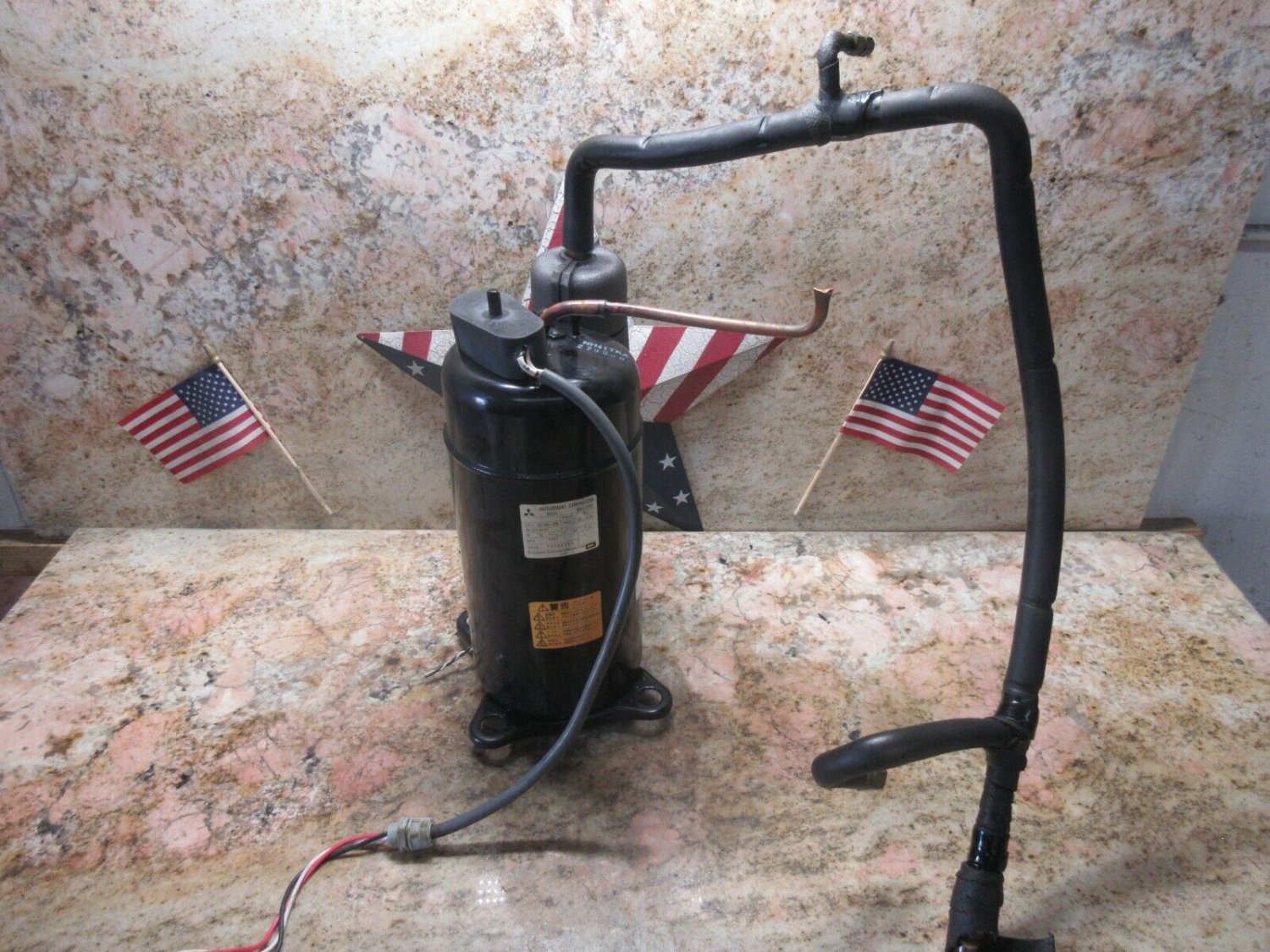 OKUMA MX-40HA CNC MILL OIL CHILLER MITSUBISHI REFRIGERANT COMPRESSOR ...