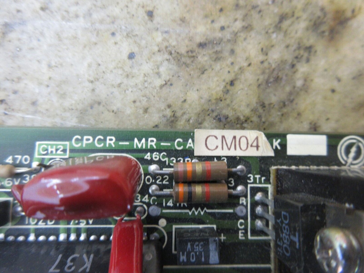 YASKAWA SERVO DRIVE CIRCUIT BOARD CPCR-MR-CA CM04 CPCR-MR-CA CM-04 K