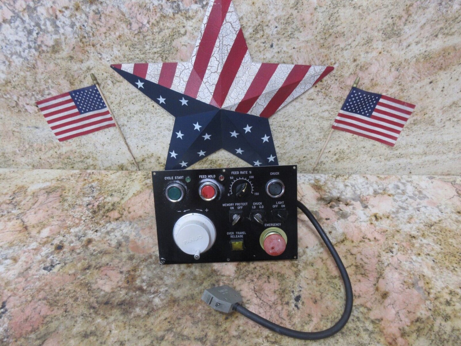 IKEGAI TCR25Y CNC LATHE OPERATOR CONTROL PANEL N002 S221A 9 A860-0201-T001