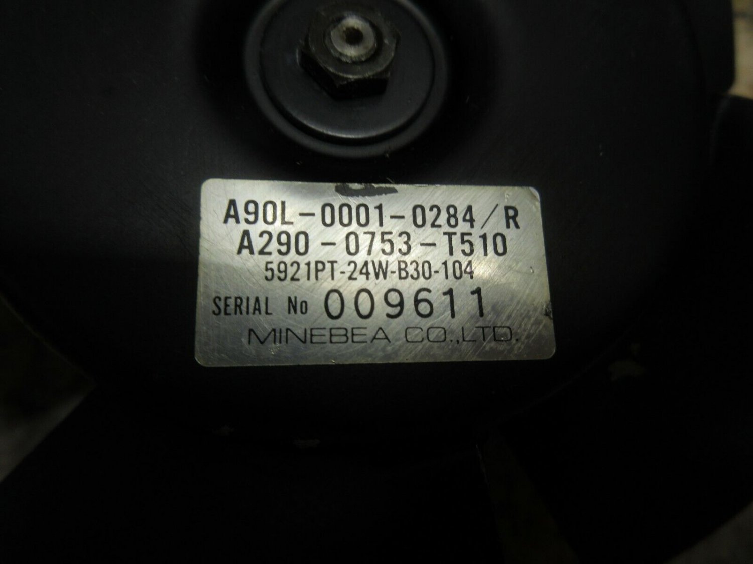 MINEBEA FAN A90L-0001-0284/R A290-0753-T510 5921PT-24W-B30-104-104 ...