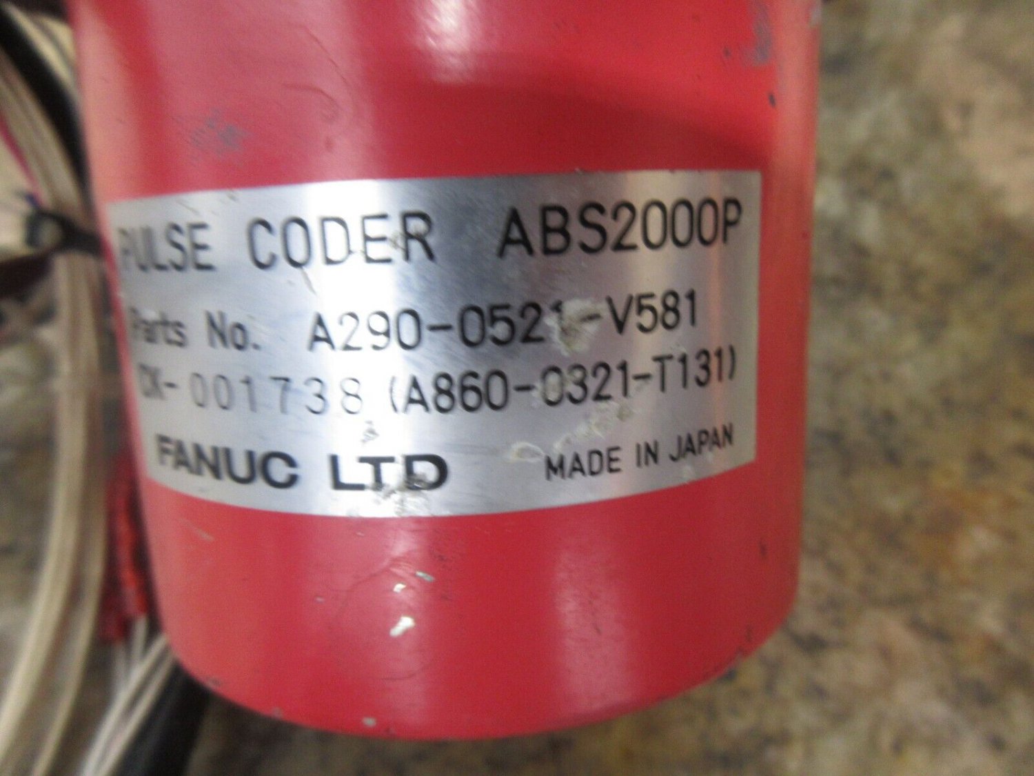 FANUC AC SERVO MOTOR ENCODER PULE CODER A290-0521-V581 A860-0321-T131