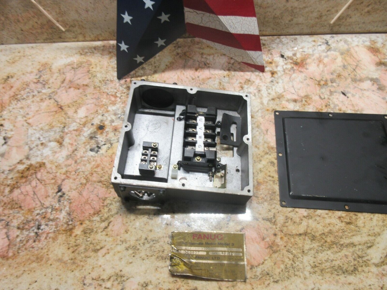 FANUC SPINDLE MOTOR TERMINAL BOX A290-1003-X401 A370-1065-0002 LOT OF 3 ...