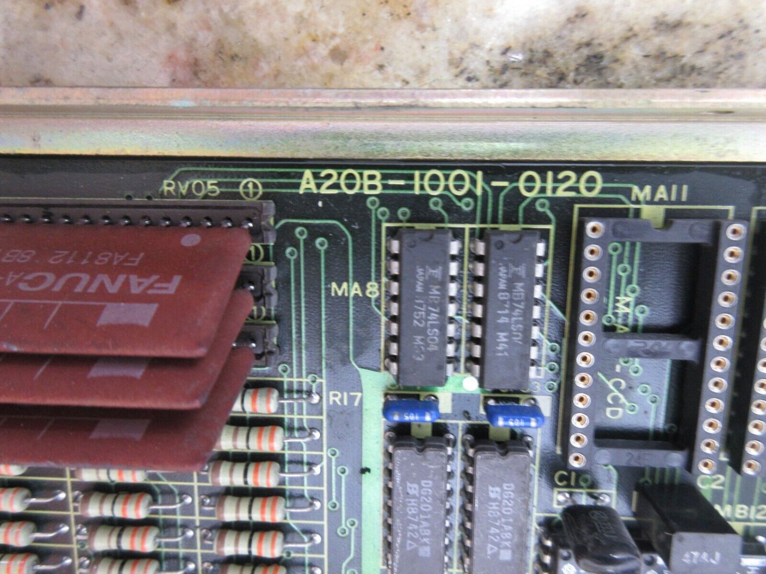 FANUC SPINDLE DRIVE CIRCUIT BOARD A20B-1001-0120 WARRANTY