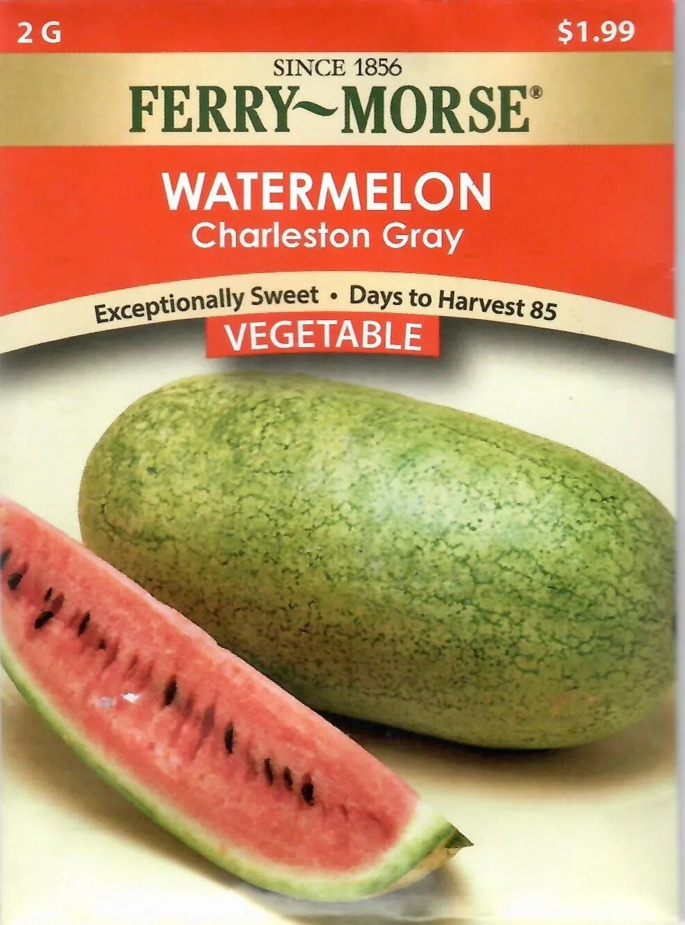 Watermelon Charles Gray Vegetable Seeds Non-Gmo