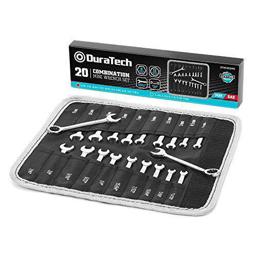 DURATECH Mini Wrench Set, Midget Combination Wrench Set, 20-Piece ...