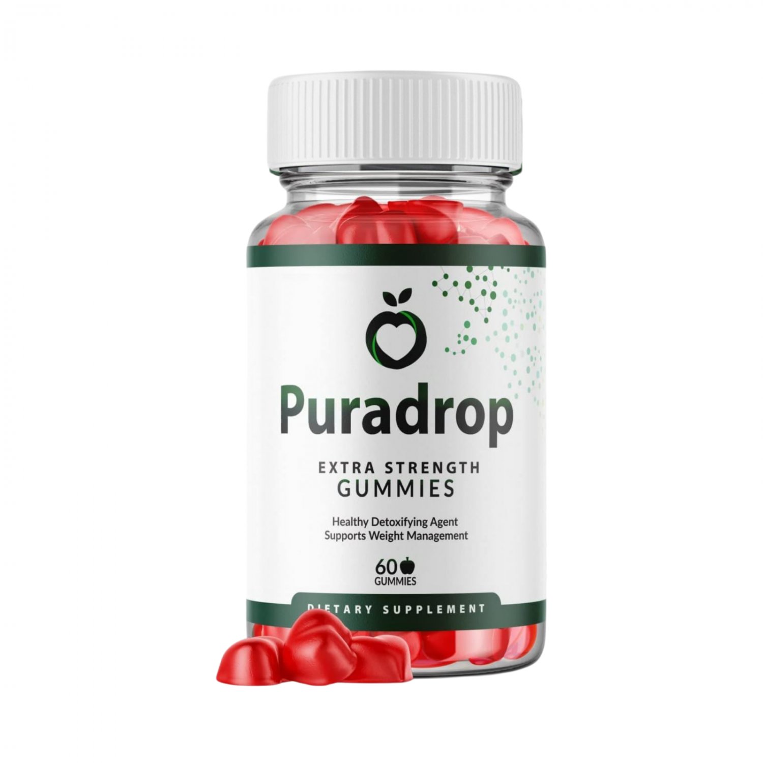PuraDrop Extra Strength Gummies - Pura Drop Gummies - 60 Gummies