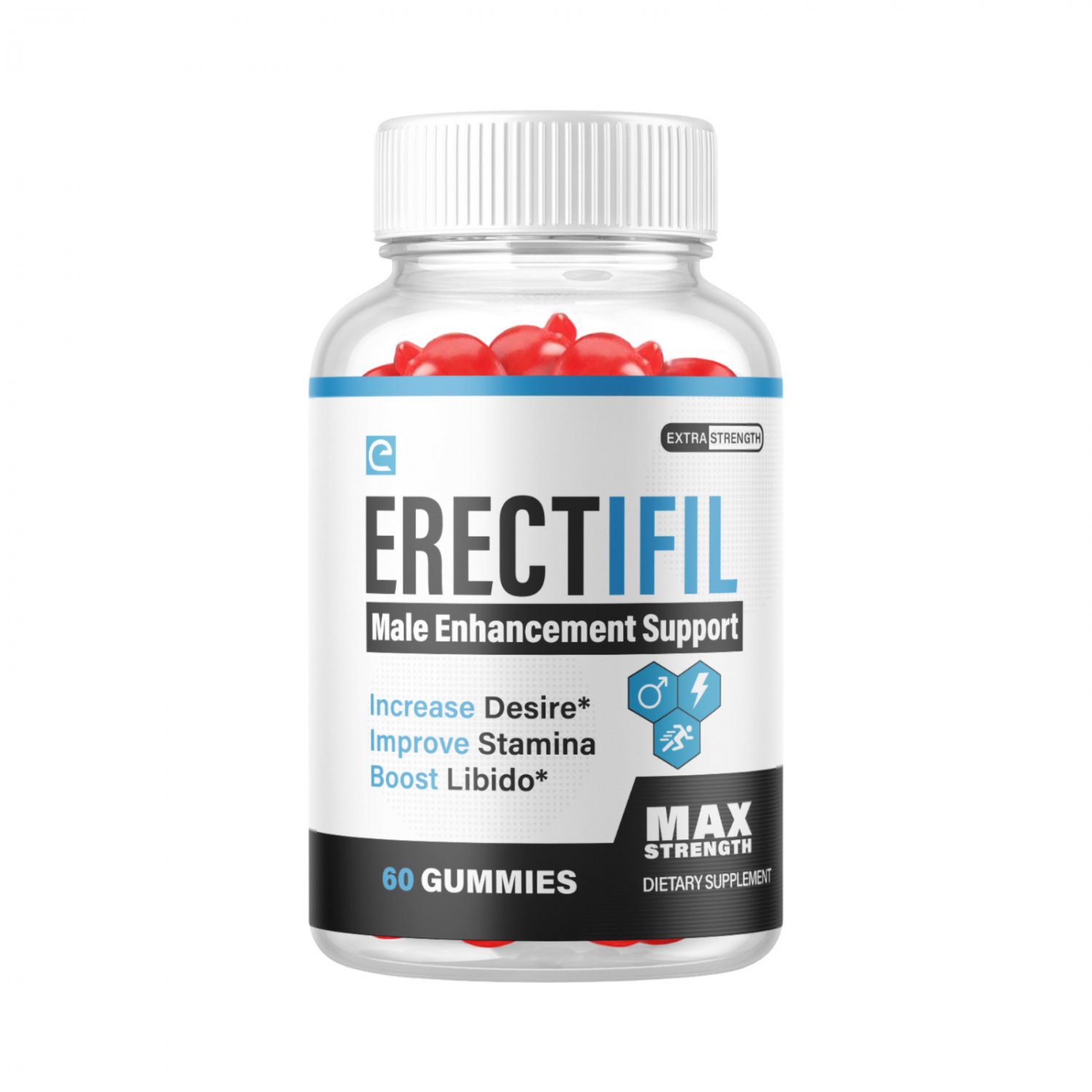 Erectifil Gummies - All Natural Support For Men - 60 Gummies