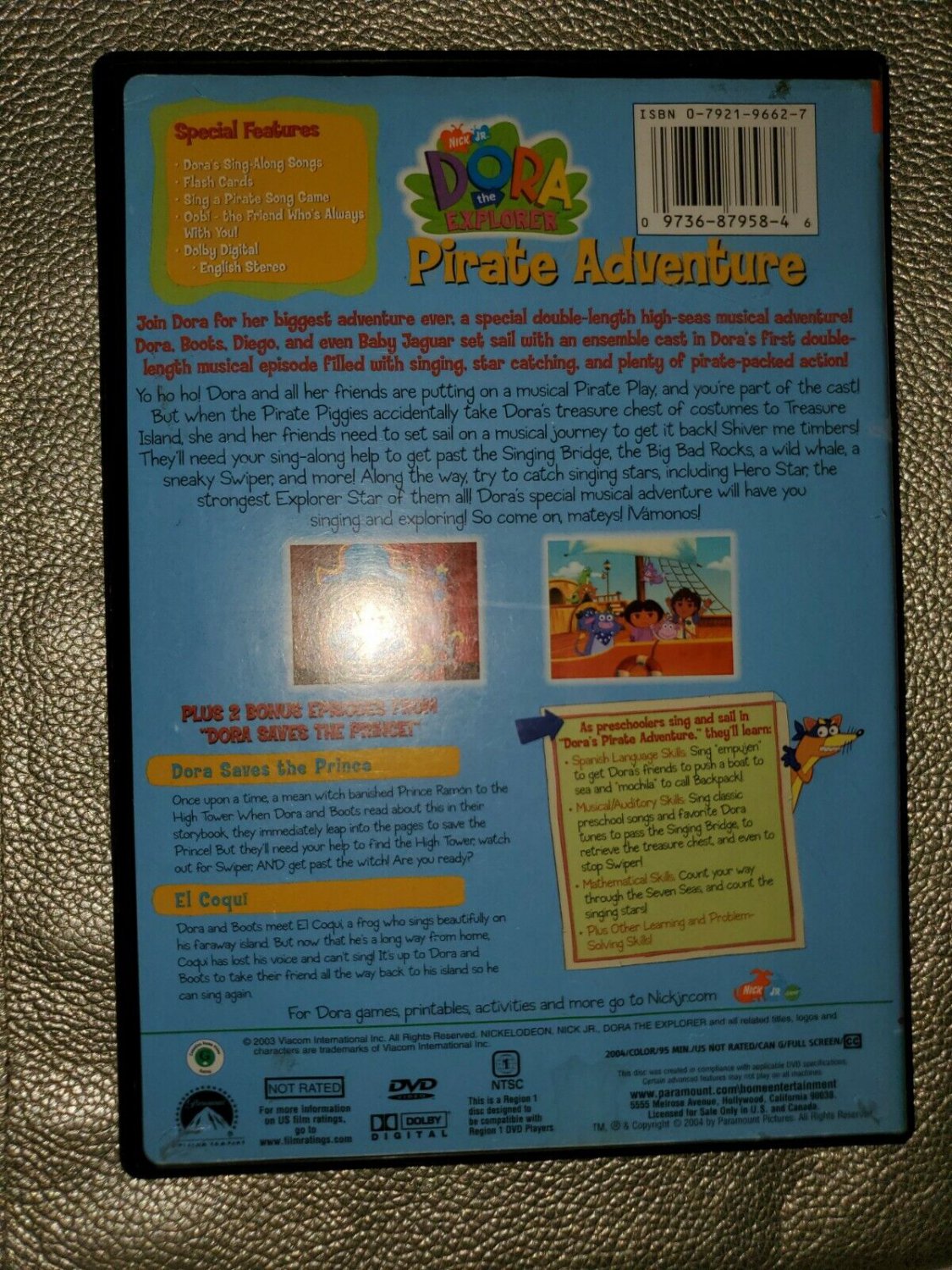 Dora the Explorer - Pirate Adventure (DVD, 2004)