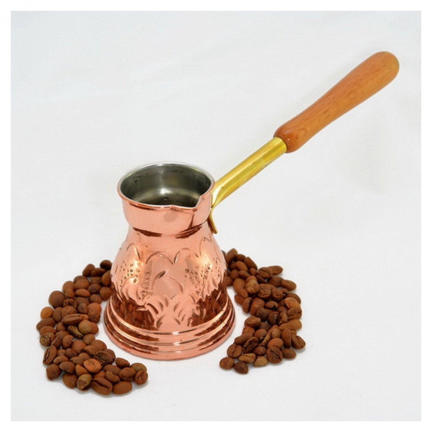 Greek Handmade Traditional Coffee Pot Briki Free Ship