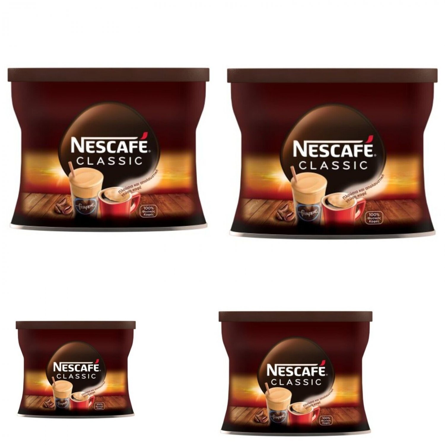 4 Pack Greek Nescafe Frappe Greek Coffee Cold Cafe