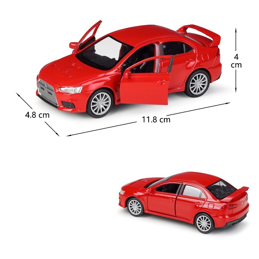 1_41 Mitsubishi Lancer Evolution EVO X Toy Car Model For Children Welly ...