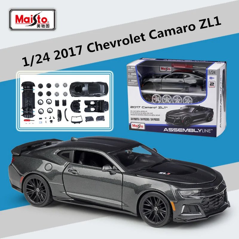 Maisto 1_24 2017 Chevrolet Camaro ZL1 Assembly Version Alloy Sports Car ...