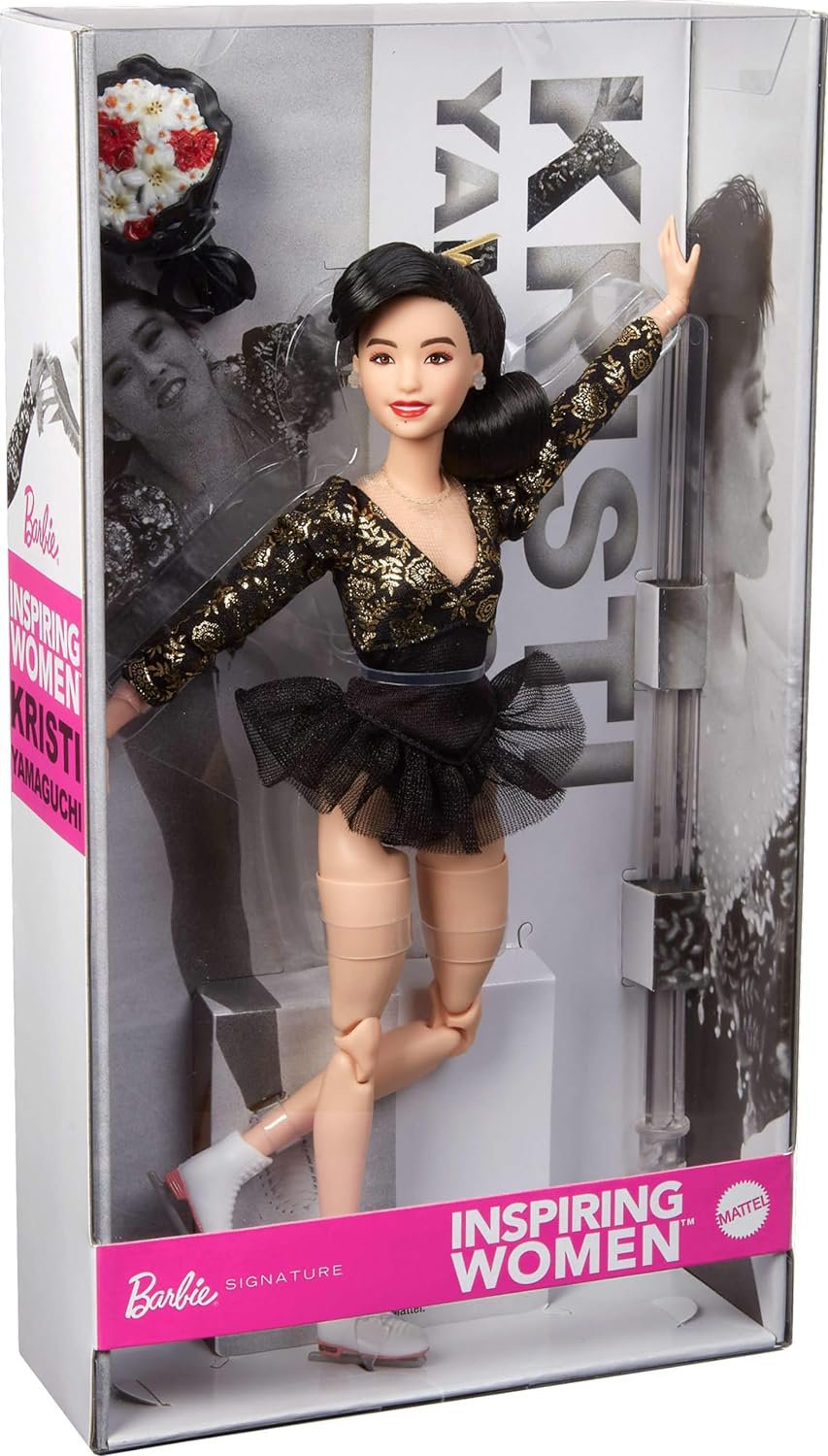 Barbie Inspirational Women's Doll, Kristi Yamaguchi Collectible