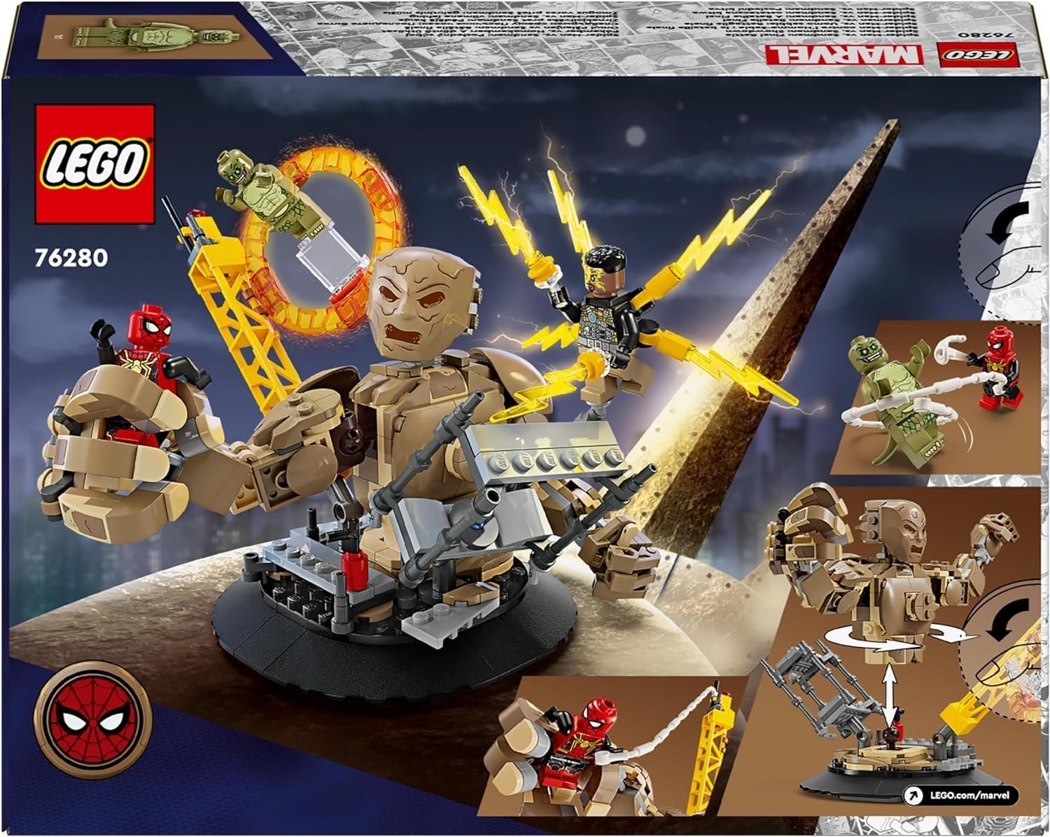 LEGO Marvel Spider-Man vs. Sandman_ Final Battle, Construction and role ...