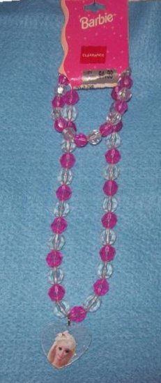 Children's Jewelry, Barbie, 2 piece Bracelet and Necklace Set