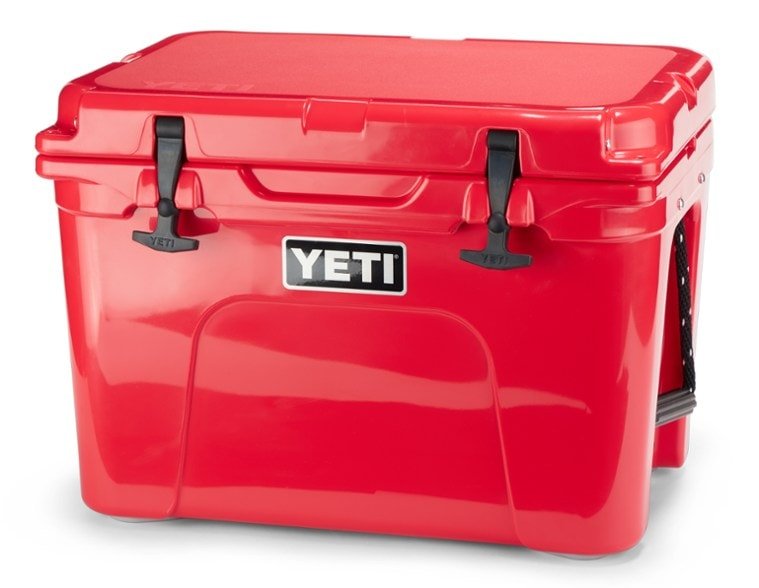 YETI Tundra 35 Cooler, Color: Rescue Red