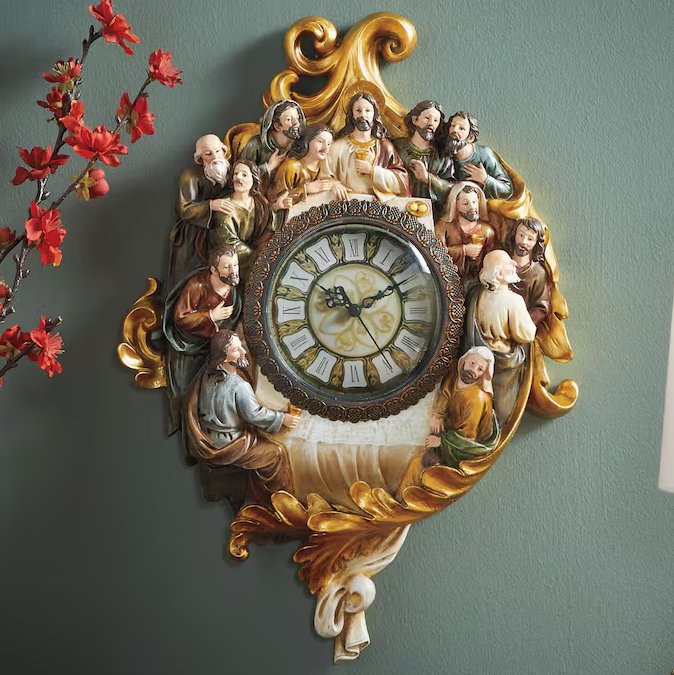 Last Supper Wall Clock