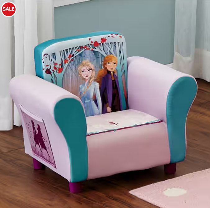 Delta Upholstered Children's Chair, Frozen 2